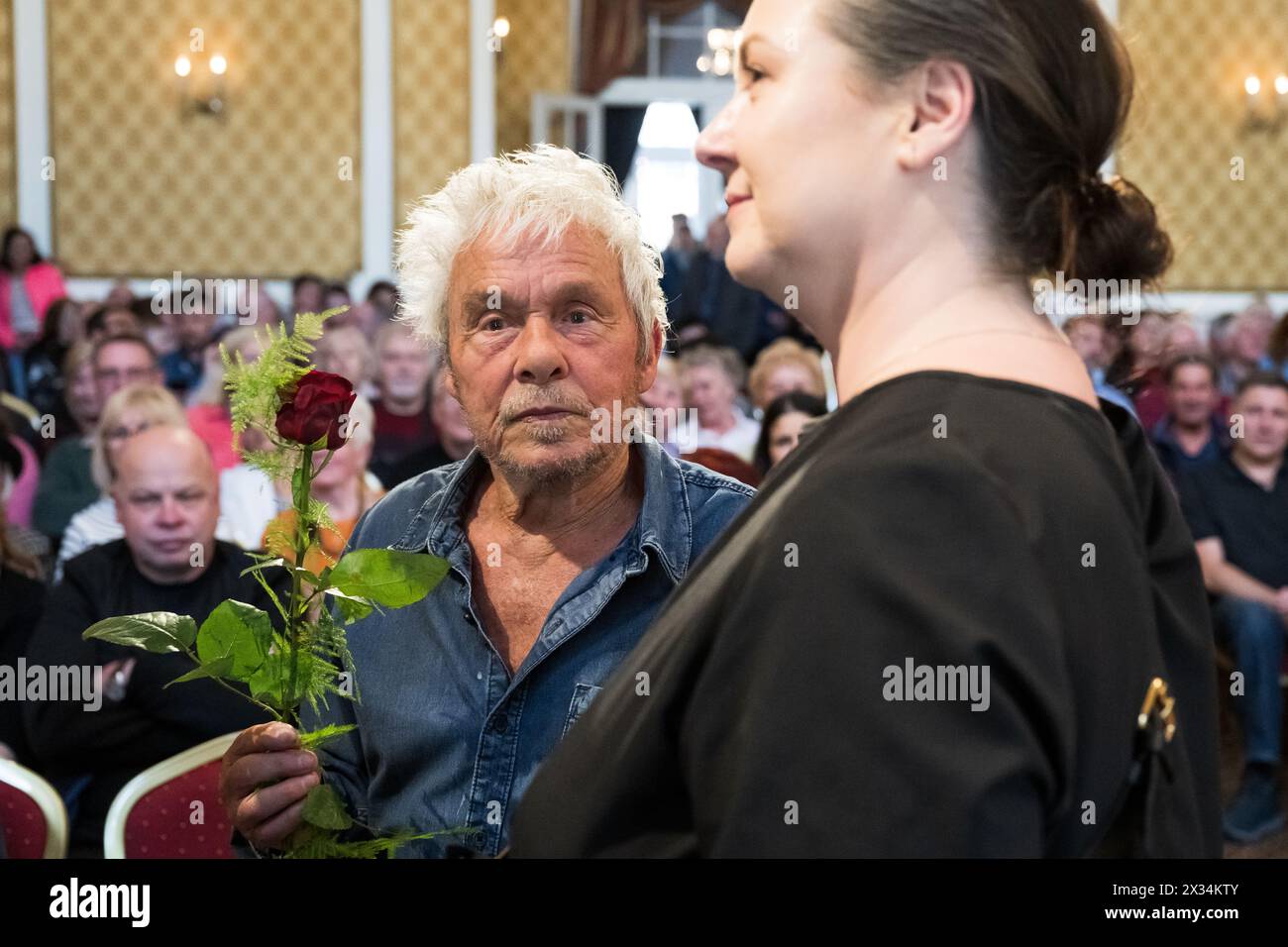Teplice, Czech Republic. 24th Apr, 2024. Czech photographer Jan Saudek ...