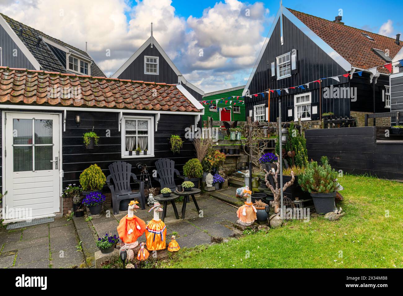 Traditional rooftop in marken hi-res stock photography and images - Alamy