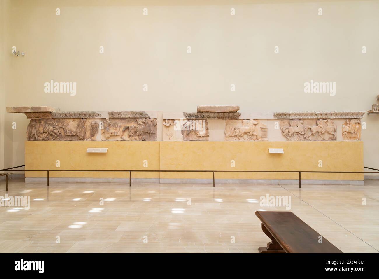 Detail of the South frieze of the Siphnian Treasury ( c.525BC), Delphi ...