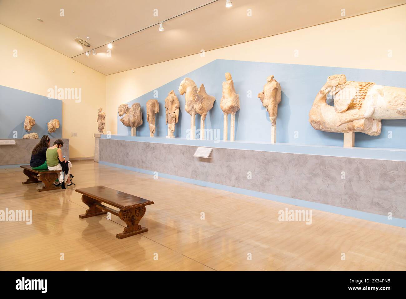 The east pediment of the archaic temple of Apollo, Delphi ...