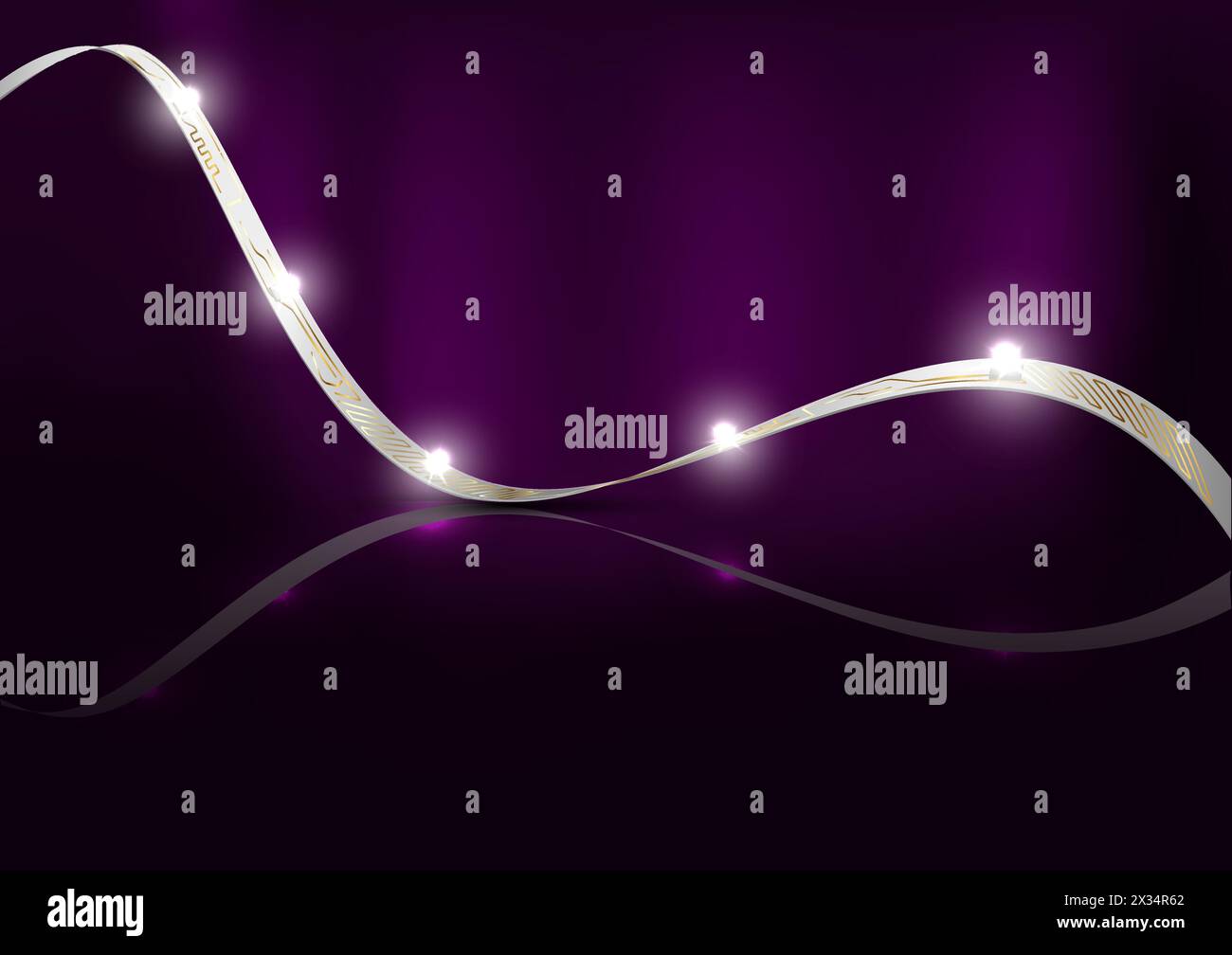 Led light strip Stock Vector Images - Alamy