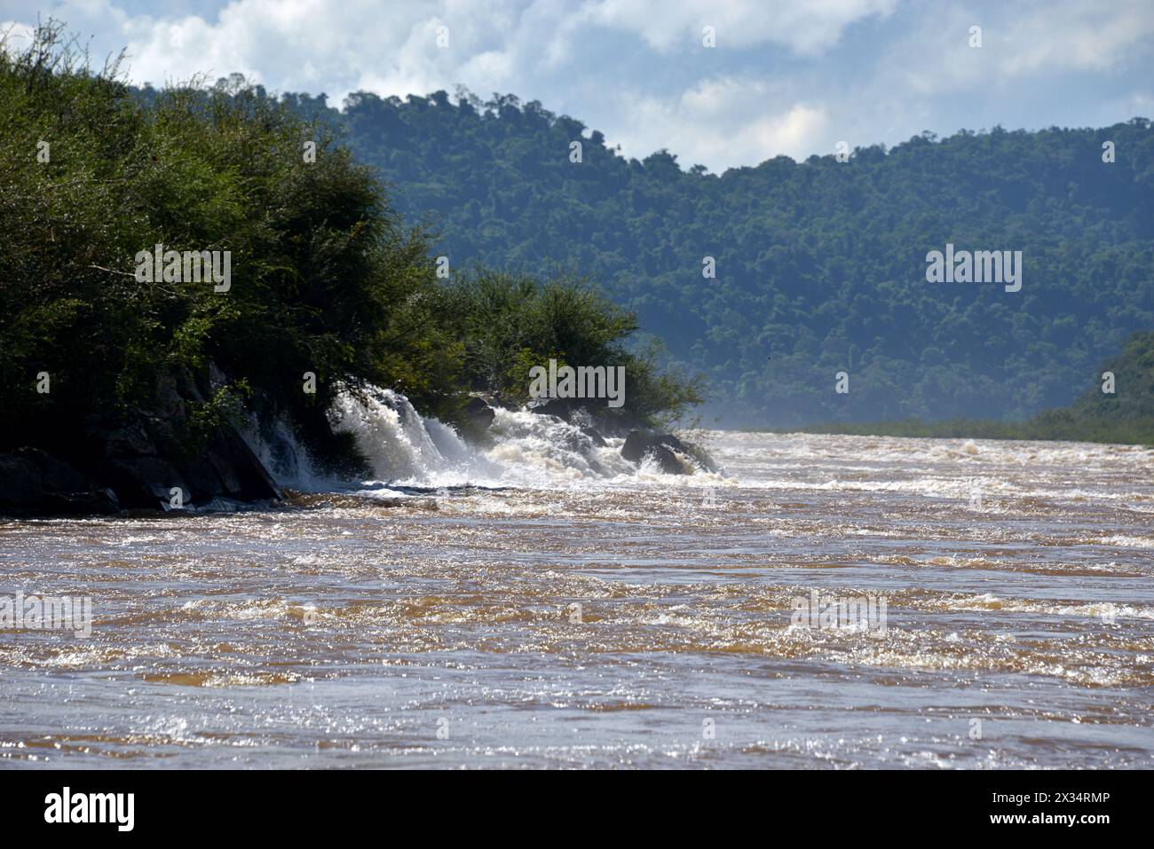Mocona waterfalls, the largest longitudinal waterfalls in the world ...