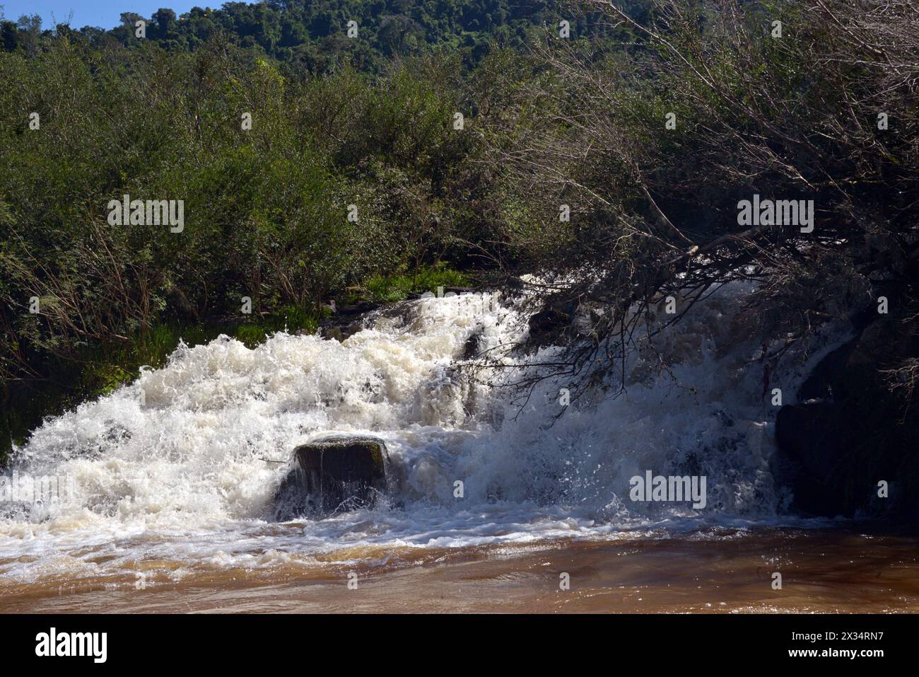 Mocona waterfalls, the largest longitudinal waterfalls in the world ...