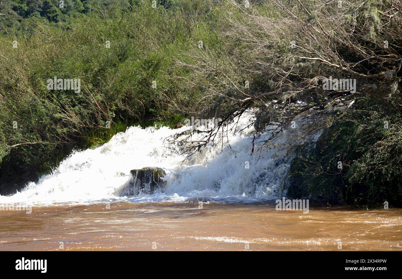 Mocona waterfalls, the largest longitudinal waterfalls in the world ...