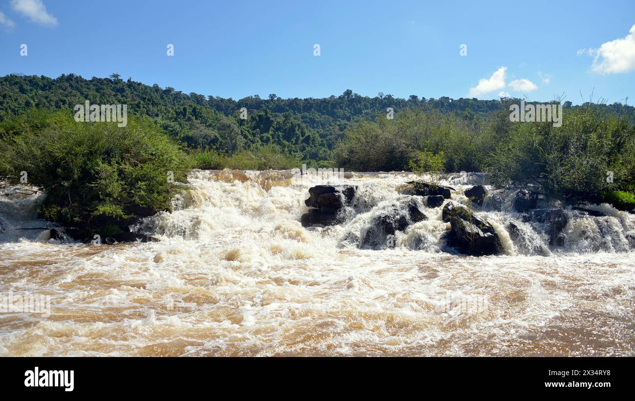 Mocona waterfalls, the largest longitudinal waterfalls in the world ...