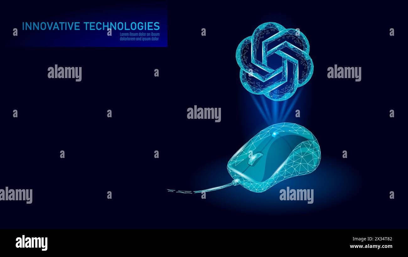 California USA - March19 2024: Computer mouse with Artificial ...