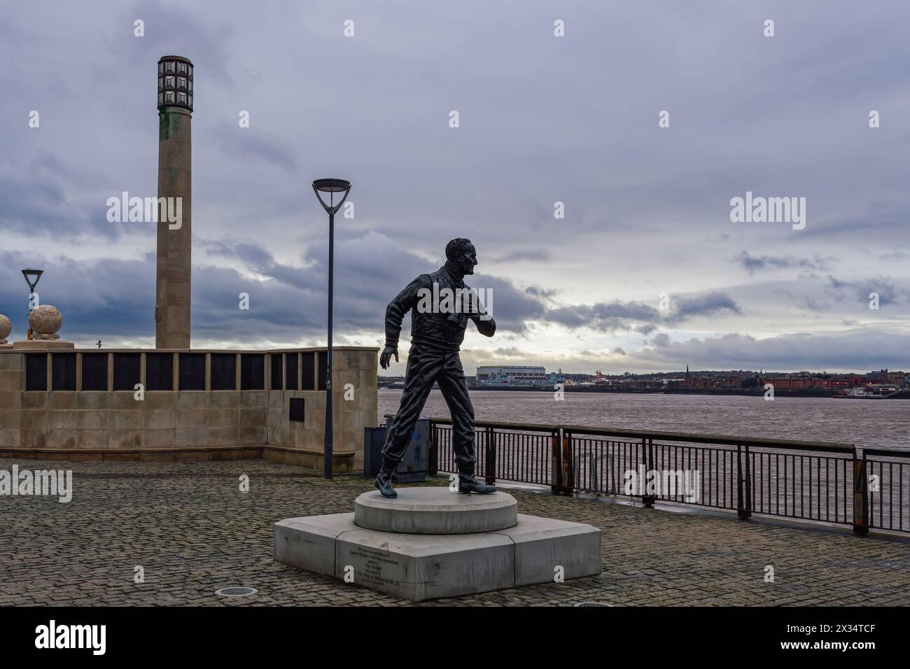 Captain frederic johnnie walker sculpture hi-res stock photography and ...