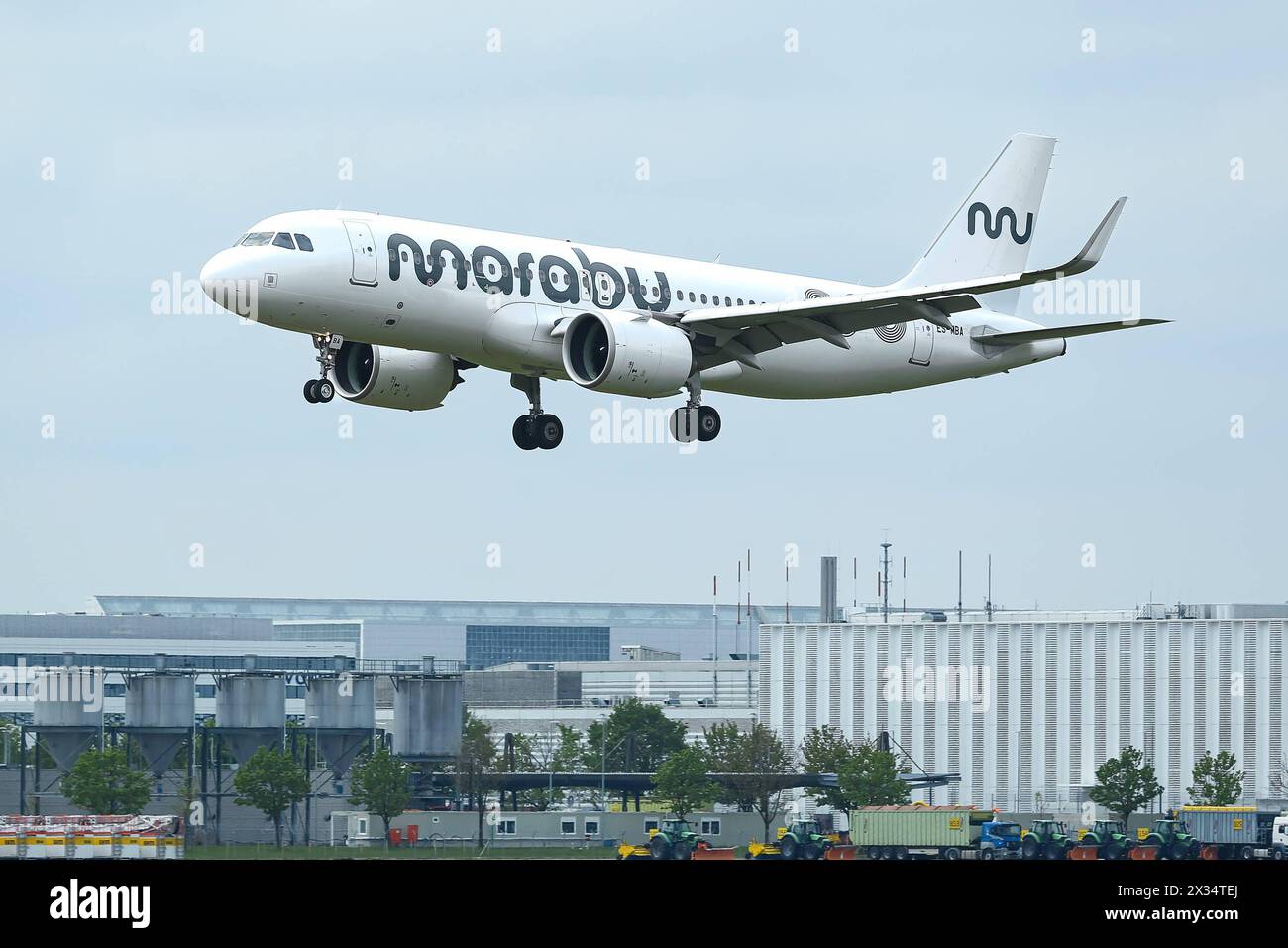 Ein Airbus A320neo A320-271N der Fluglinie, Airline, Fluggesellschaft ...
