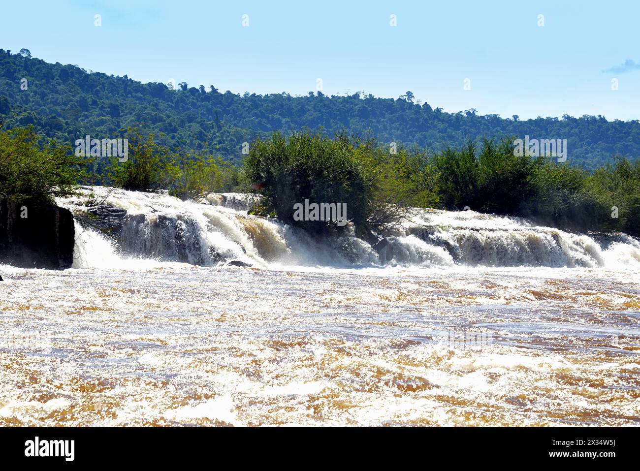 Mocona waterfalls, the largest longitudinal waterfalls in the world ...