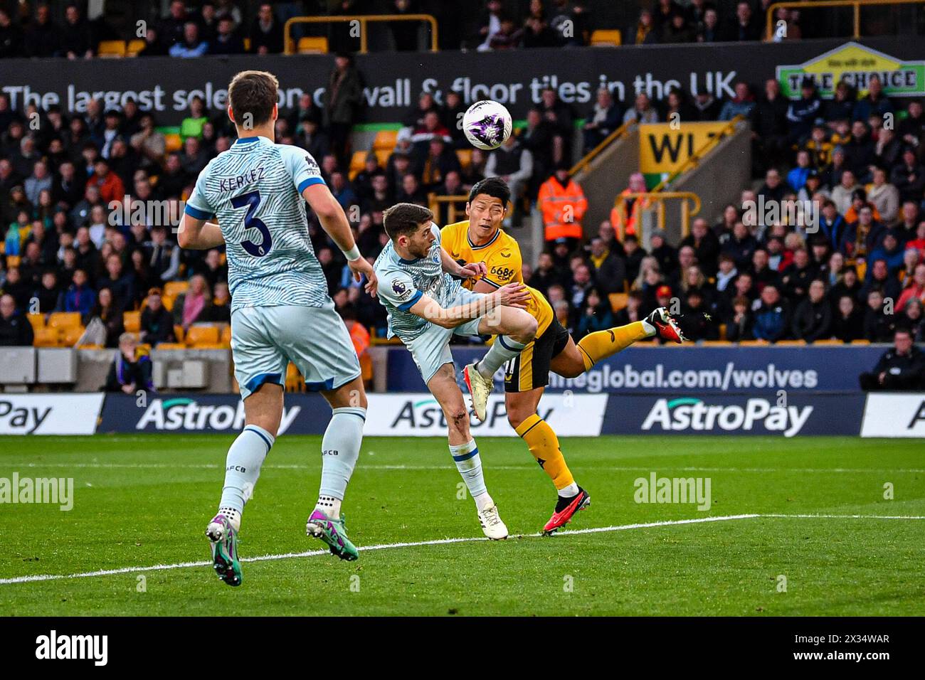 24th April 2024; Molineux Stadium, Wolverhampton, West Midlands ...