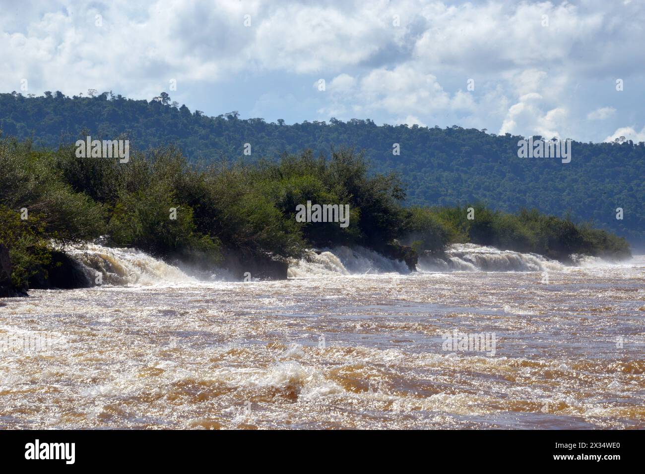 Mocona waterfalls, the largest longitudinal waterfalls in the world ...
