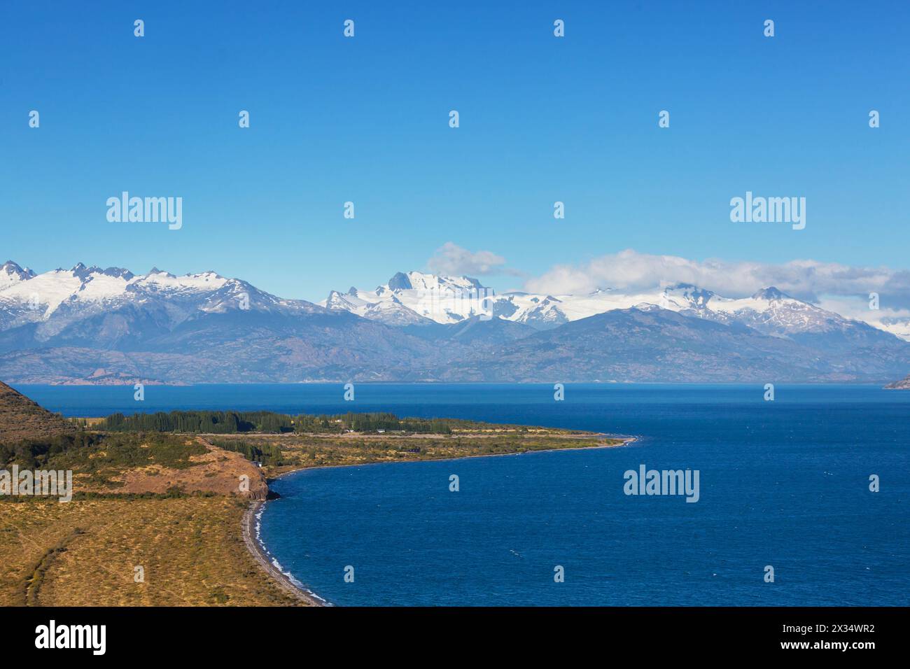 General Carrera Lake, Carretera Austral, Patagonia - Chile. Beautiful ...
