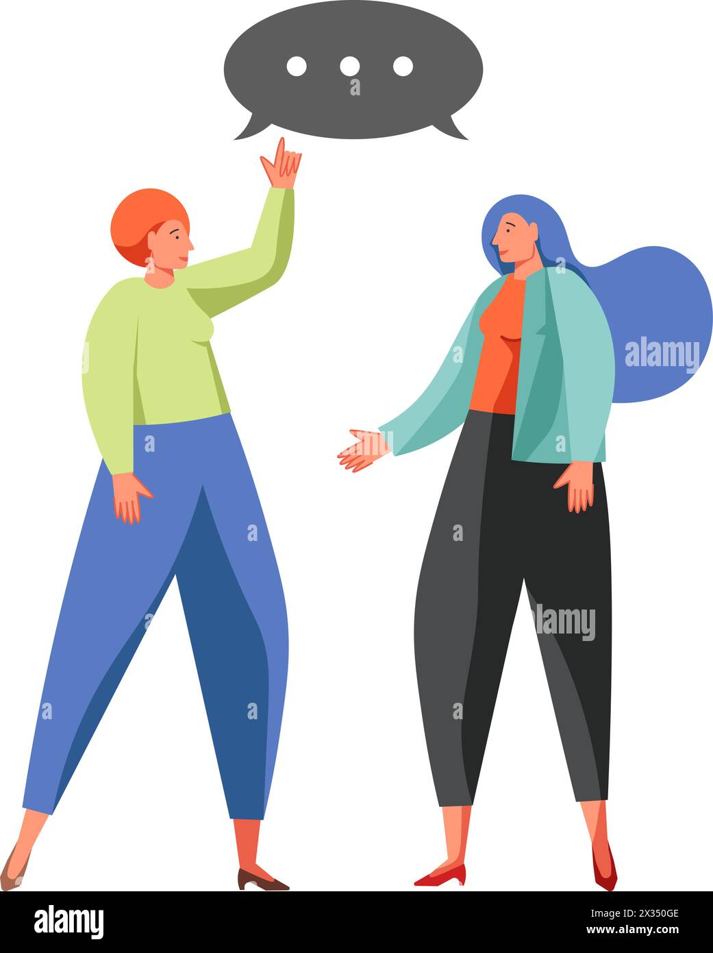 Political dialogue Stock Vector Images - Alamy