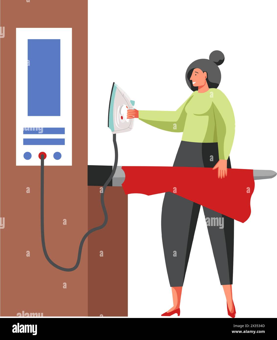 Sewing business people, vector flat isolated illustration Stock Vector ...