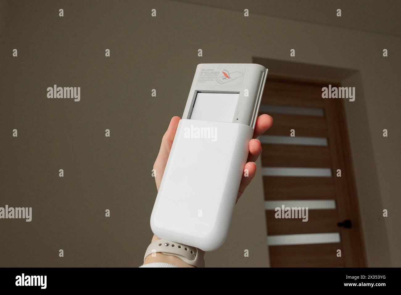 open portable photo printer Stock Photo - Alamy