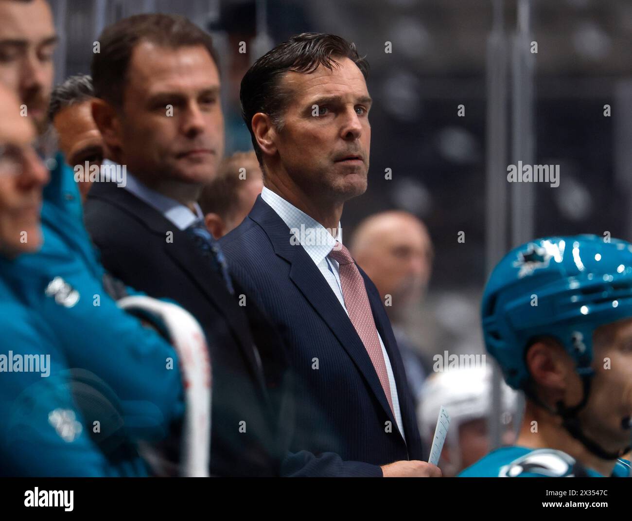 San Jose, United States. 26th Sep, 2023. San Jose Sharks head coach ...
