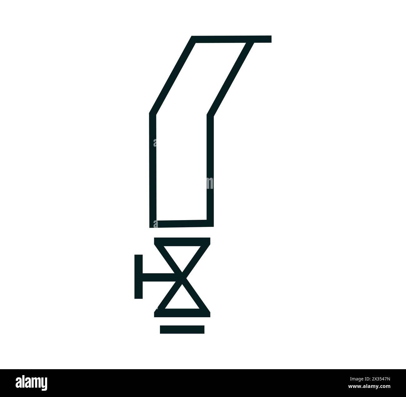 Suction handpiece with hand-controlled valve symbol Stock Vector Image ...