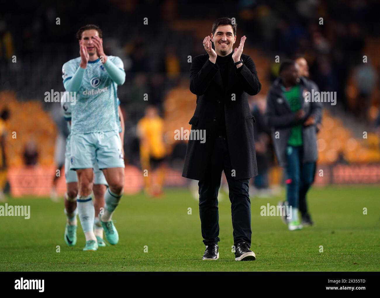 Bournemouth manager Andoni Iraola after the Premier League match at ...