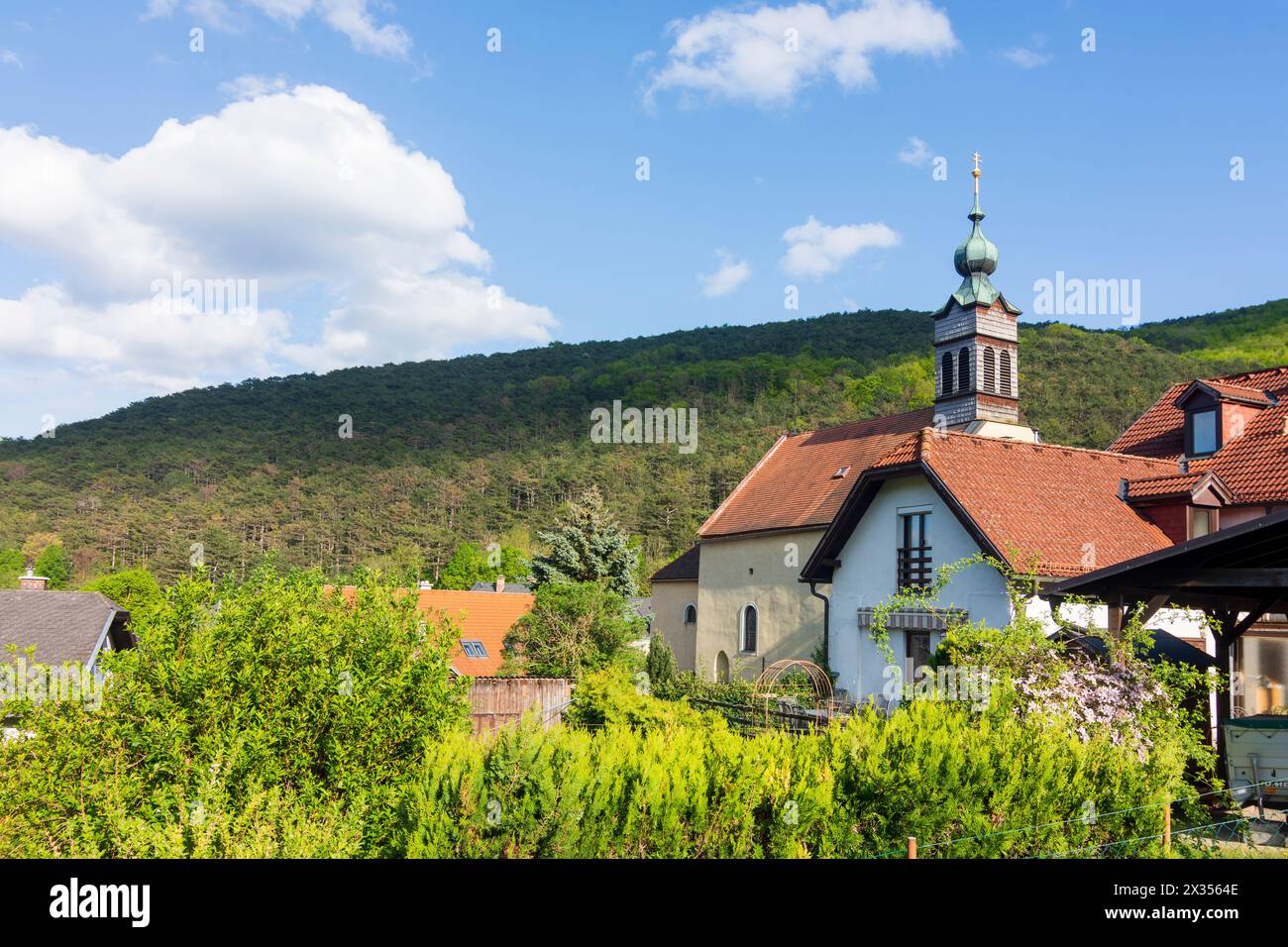 Alland: village and church Maria Raisenmarkt in Wienerwald, Vienna ...