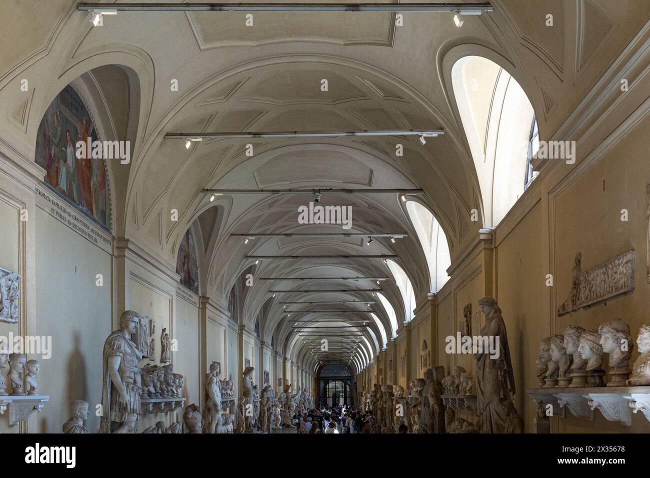 Vatican City - July 14 2023: Pio-Clementino Museum. Inside view ...