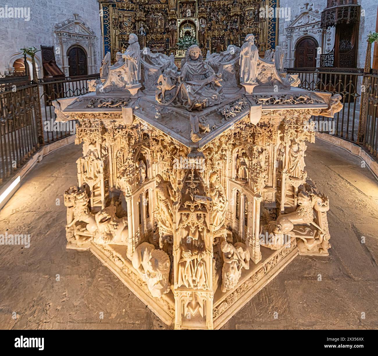 Sepulchers of John II of Castile and Isabella of Portugal in the ...