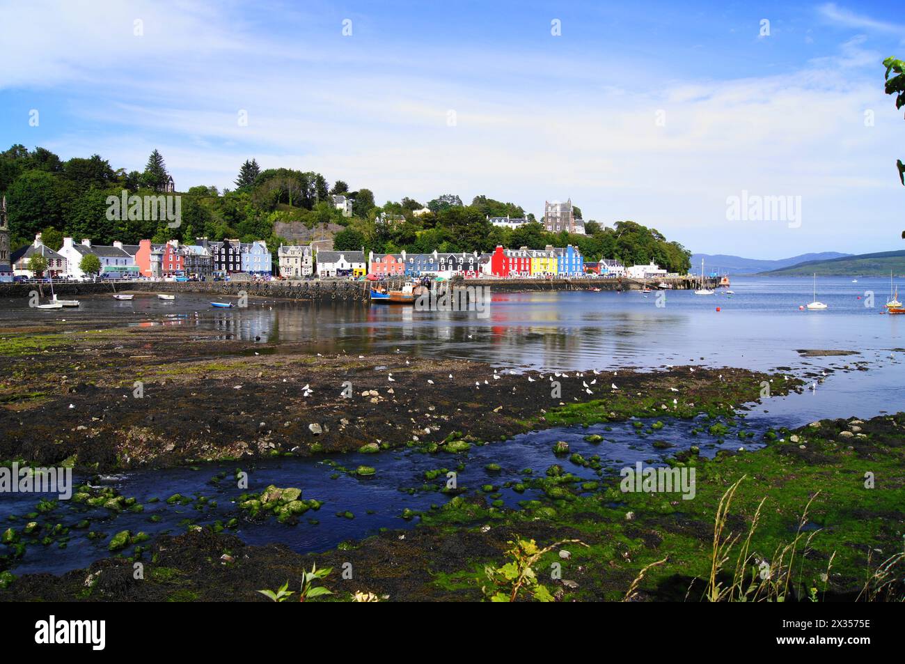 The Seaside Village of Tobermory on Isle of Mull, in the Inner Hebrides ...