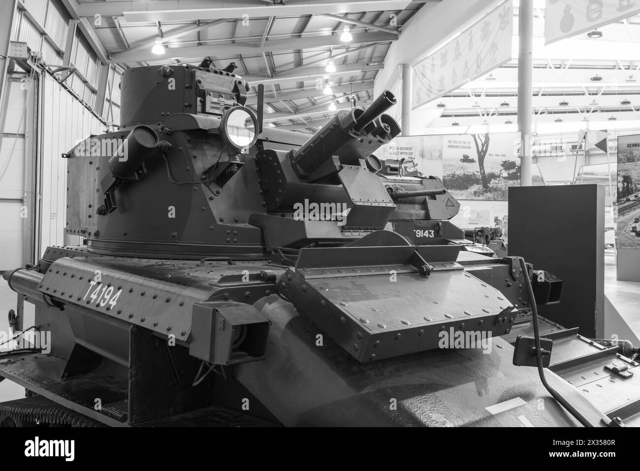 Bovington.Dorset.United Kingdom.August 8th 2023.A Vickers Light Tank ...