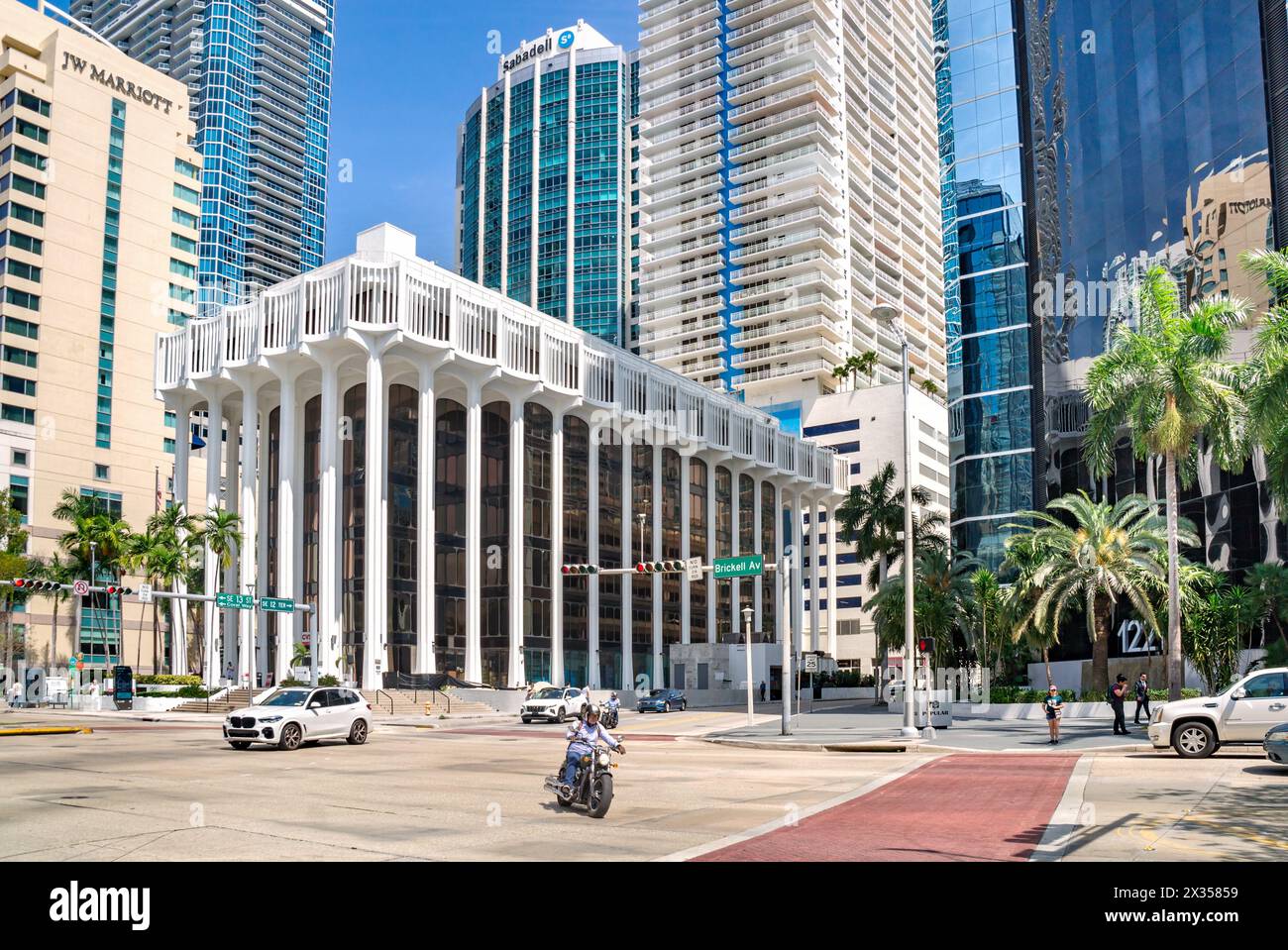 Brickell view terrace hi-res stock photography and images - Alamy