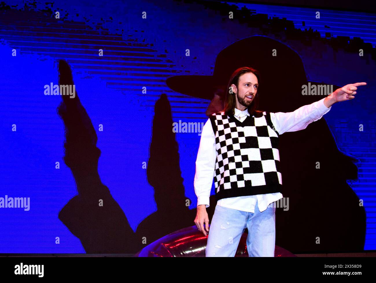 Mexico City, Mexico City, Mexico. 24th Apr, 2024. The Colombian artist ...