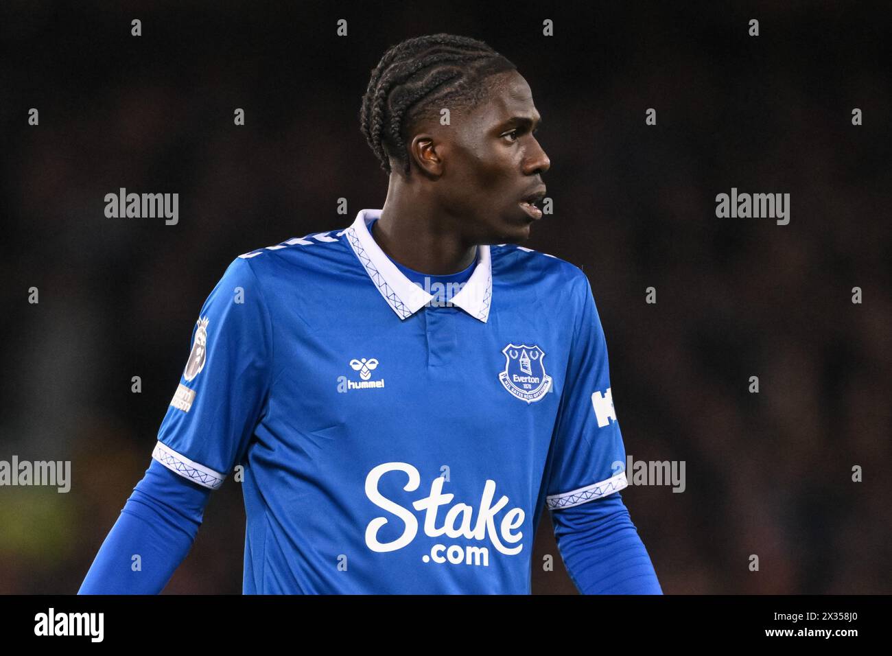 Amadou Onana of Everton during the Premier League match Everton vs ...