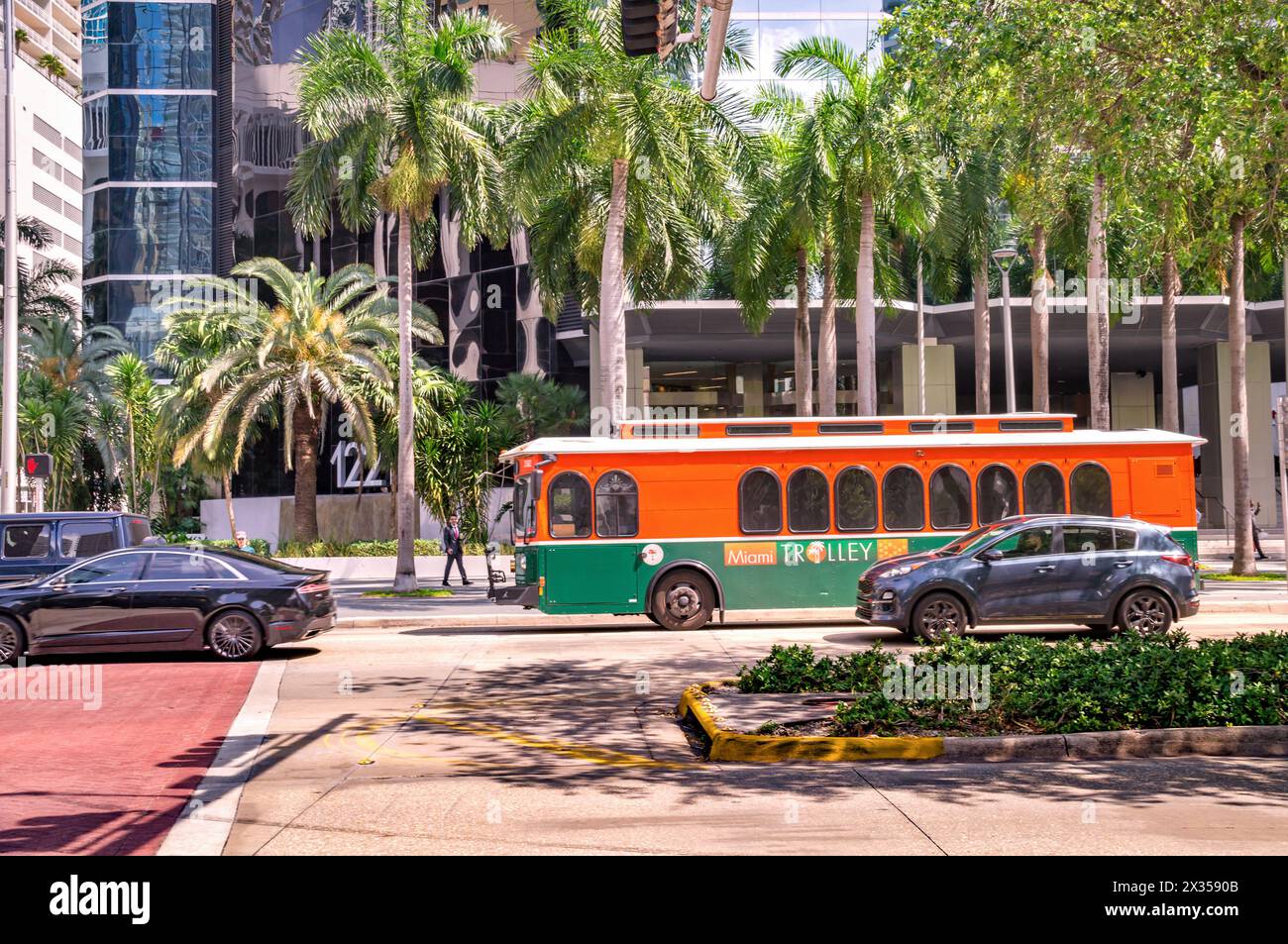 Miami trolley hi-res stock photography and images - Alamy