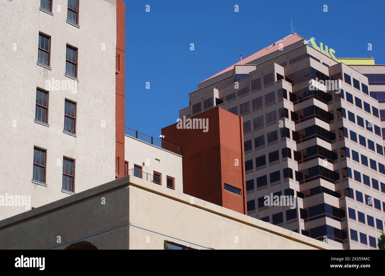 Street scene in Albuquerque, New Mexico Stock Photo - Alamy