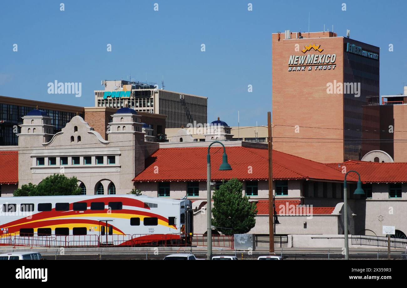 Street scene in Albuquerque, New Mexico Stock Photo - Alamy