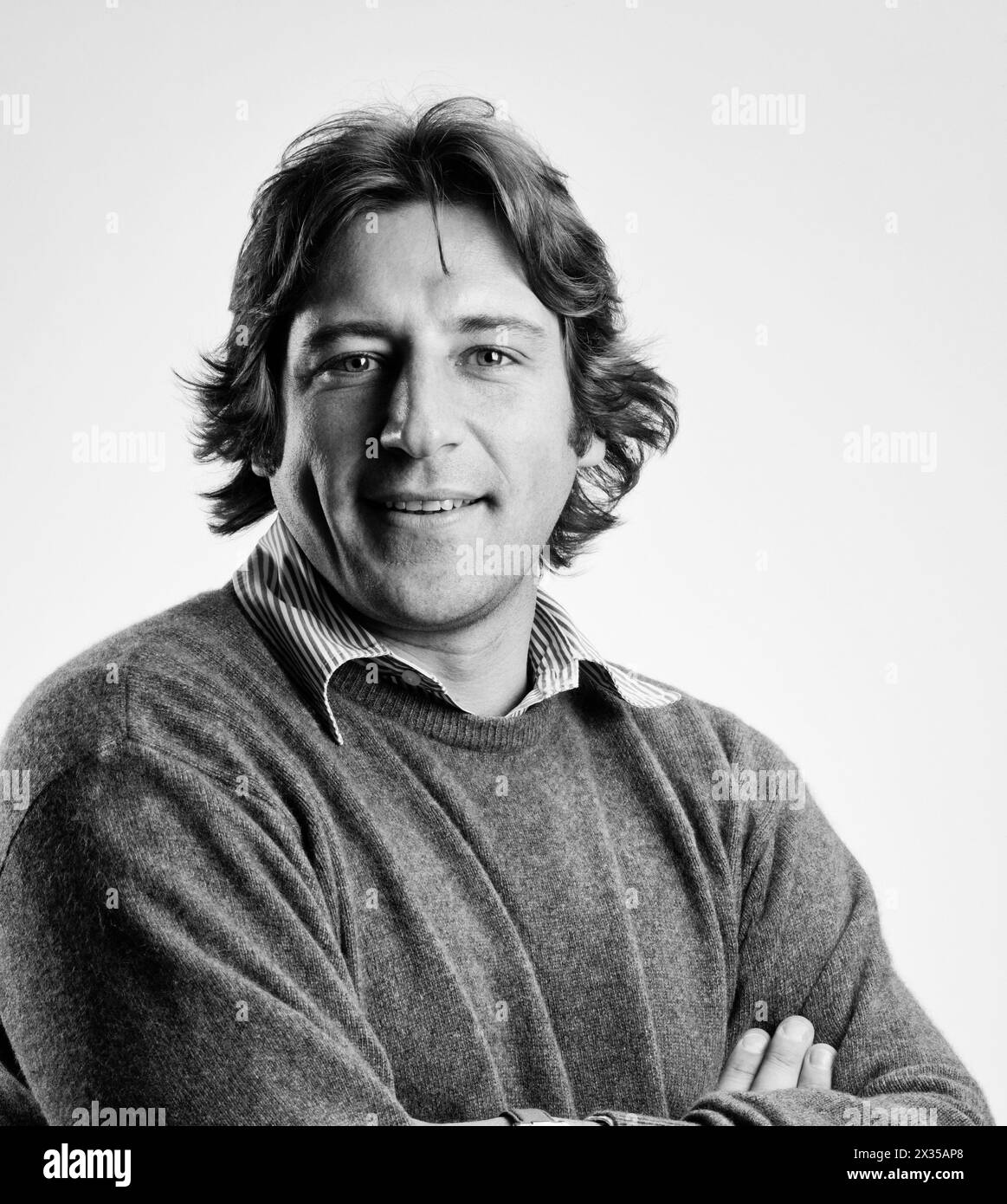 Italy, man in casual cloths portrait Stock Photo - Alamy