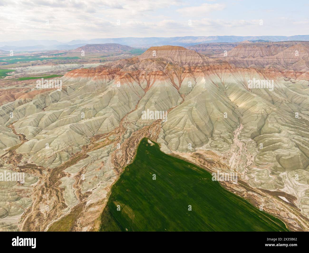 Colourful geological formations. Colourful Hills, Nallıhan Colourful ...