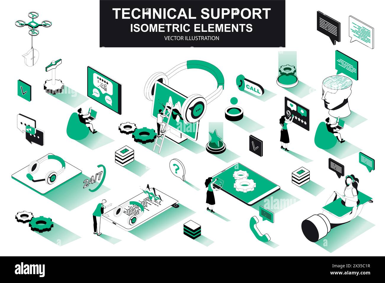 Chatbot icons Stock Vector Images - Alamy