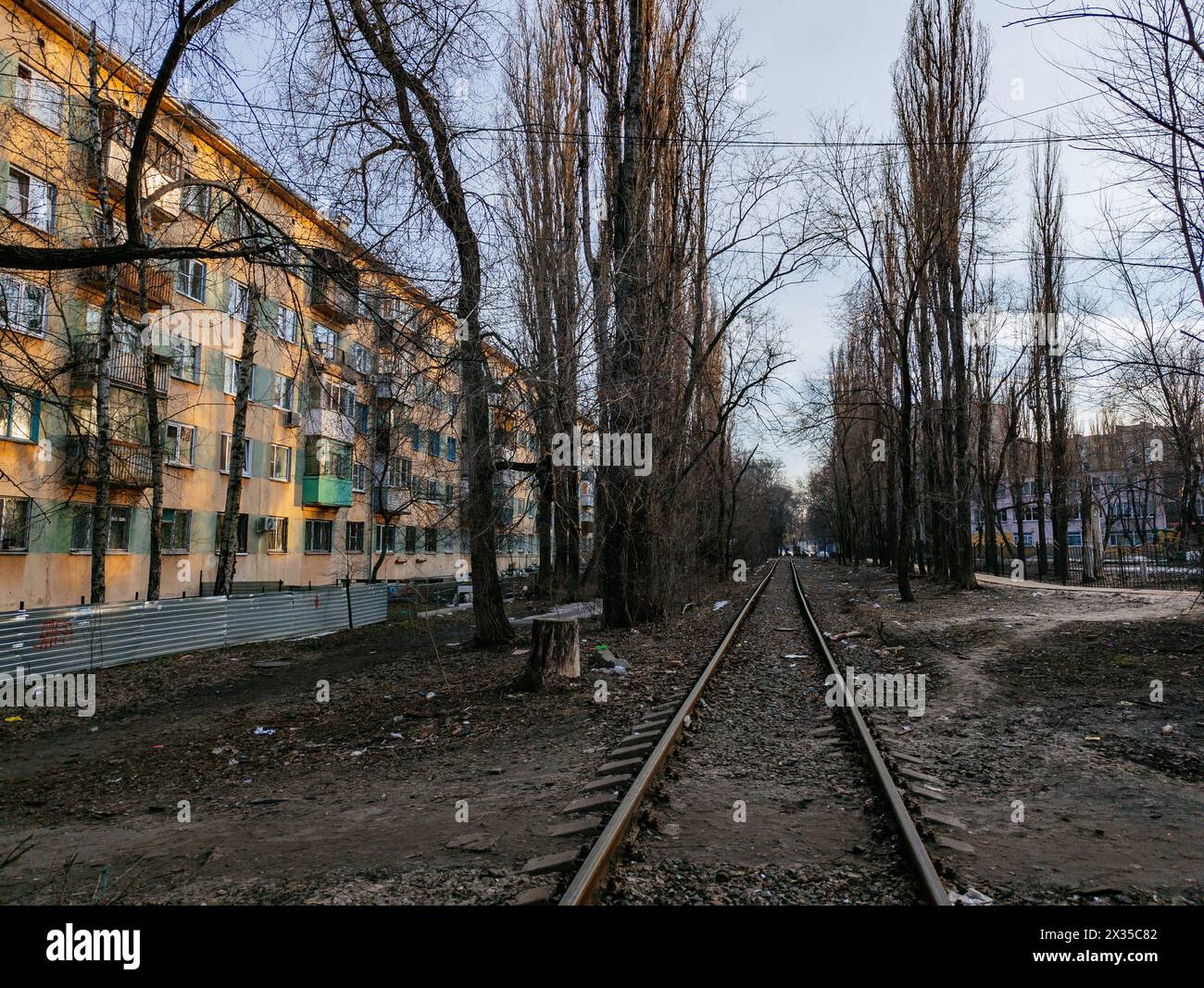 Poverty slum part of Voronezh Russia Stock Photo - Alamy