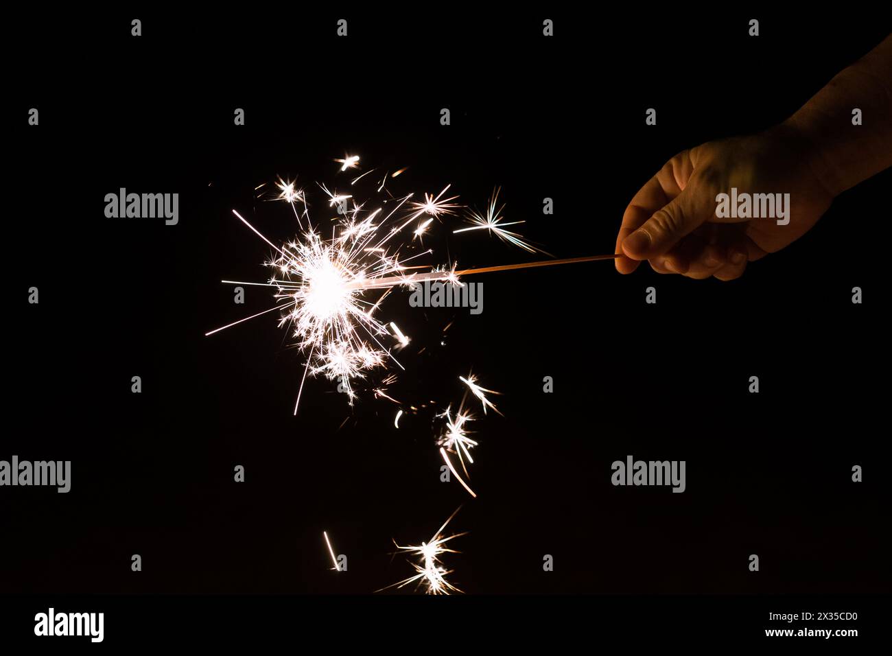 Fireworks with copy space hi-res stock photography and images - Alamy