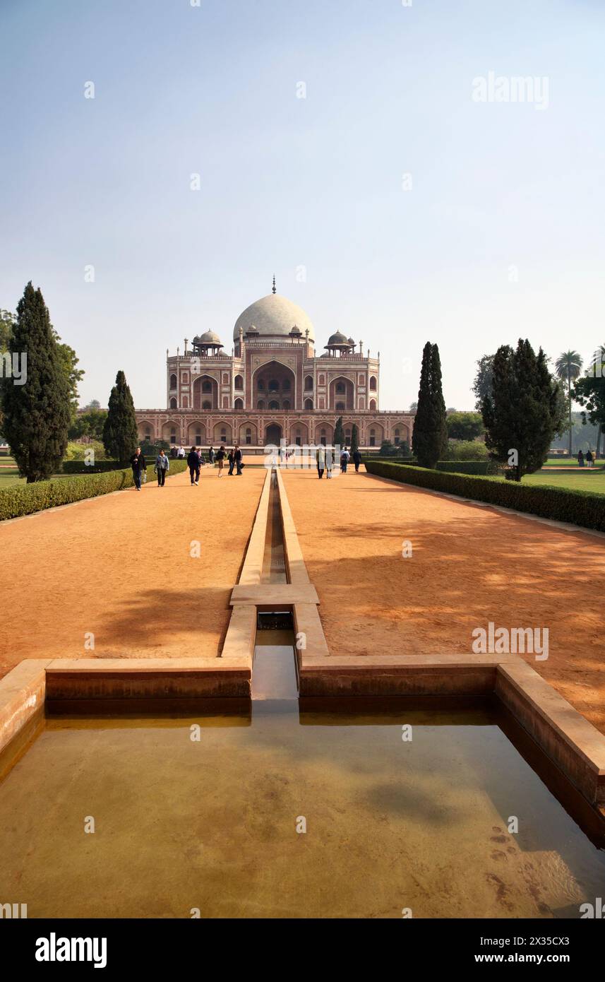 India, Delhi, Humayun's Tomb Palace, built by Hamida Banu Begun in 1565 ...