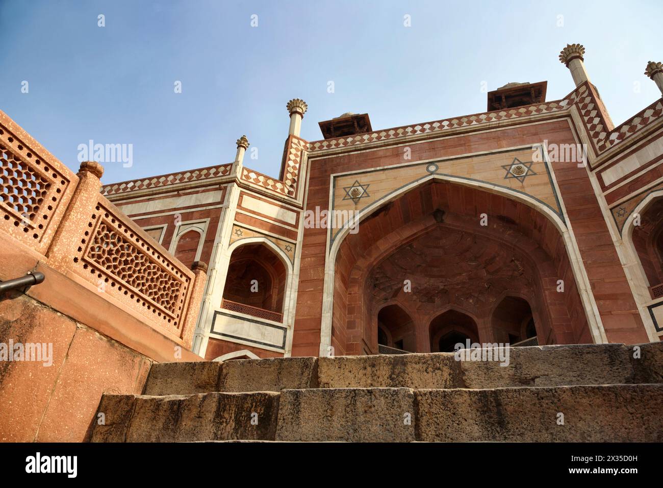 India, Delhi, Humayun's Tomb Palace, built by Hamida Banu Begun in 1565 ...