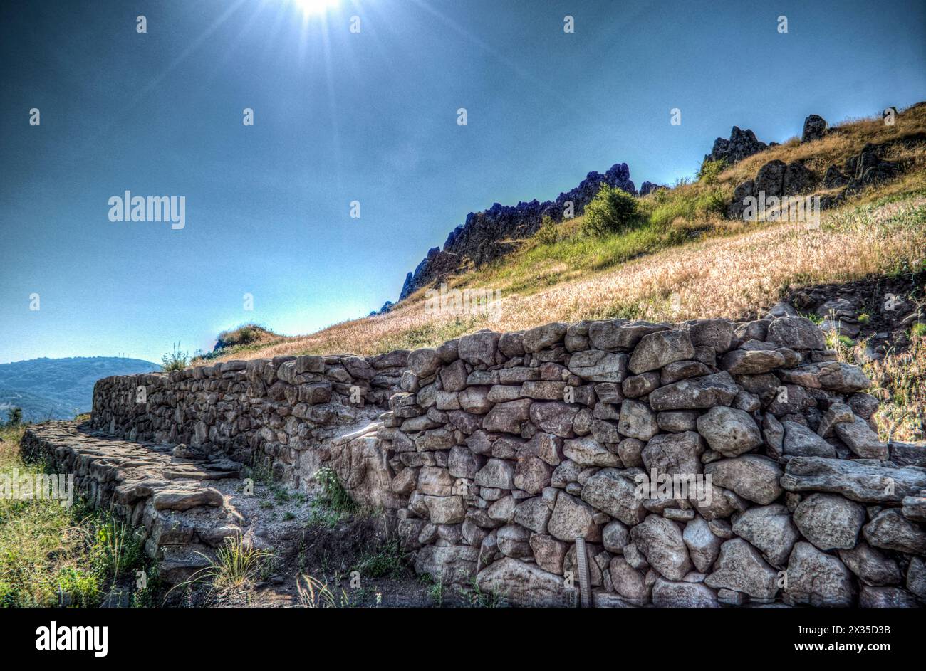 Ancient Megalithic Observatory "Kokino" in Macedonia. Observatory was ...