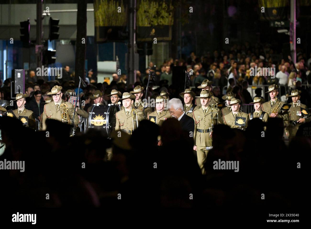 Members of the armed forces and the general public participate in the ...