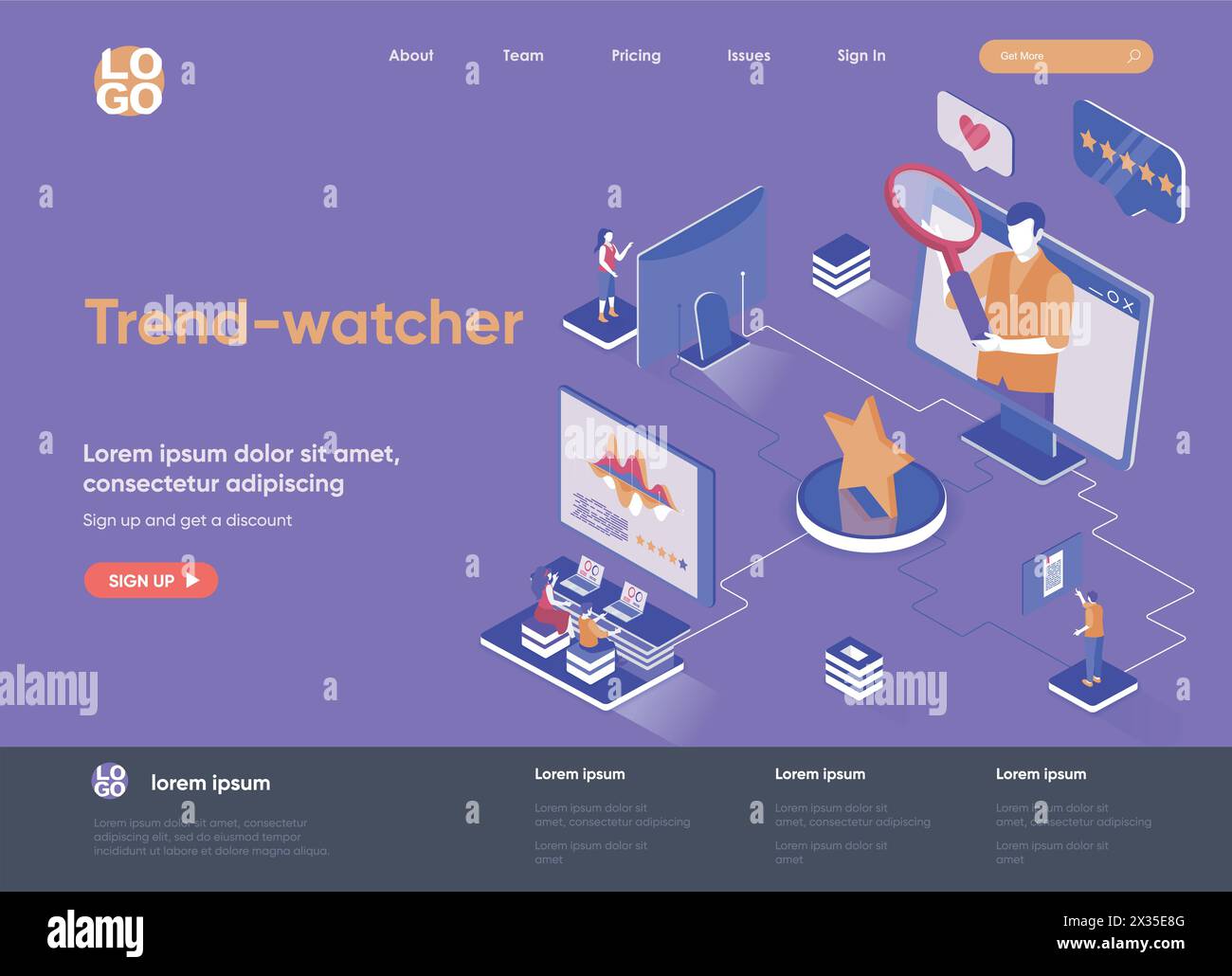 Trendwatching Stock Vector Images - Alamy