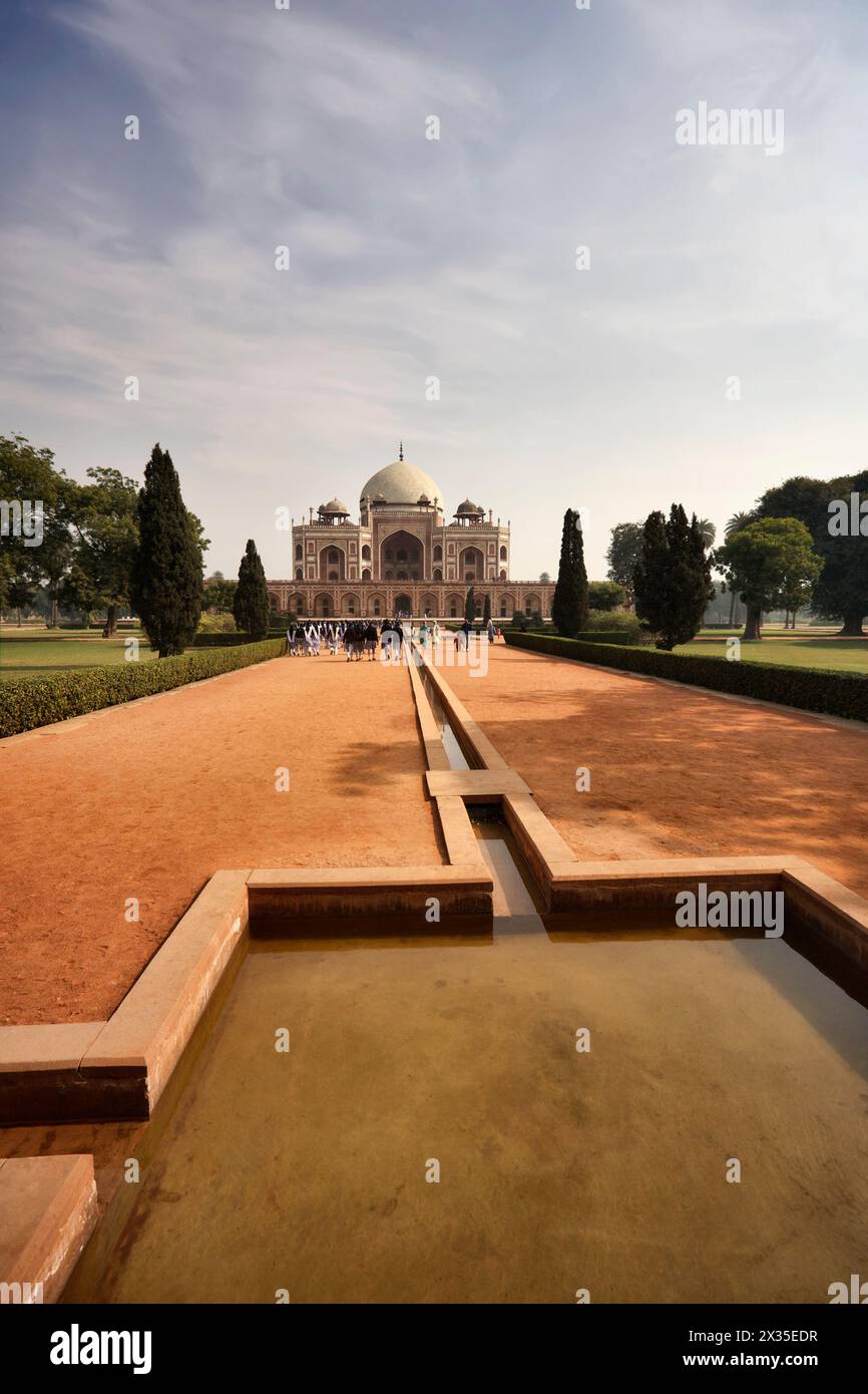 India, Delhi, Humayun's Tomb, built by Hamida Banu Begun in 1565-72 A.D ...