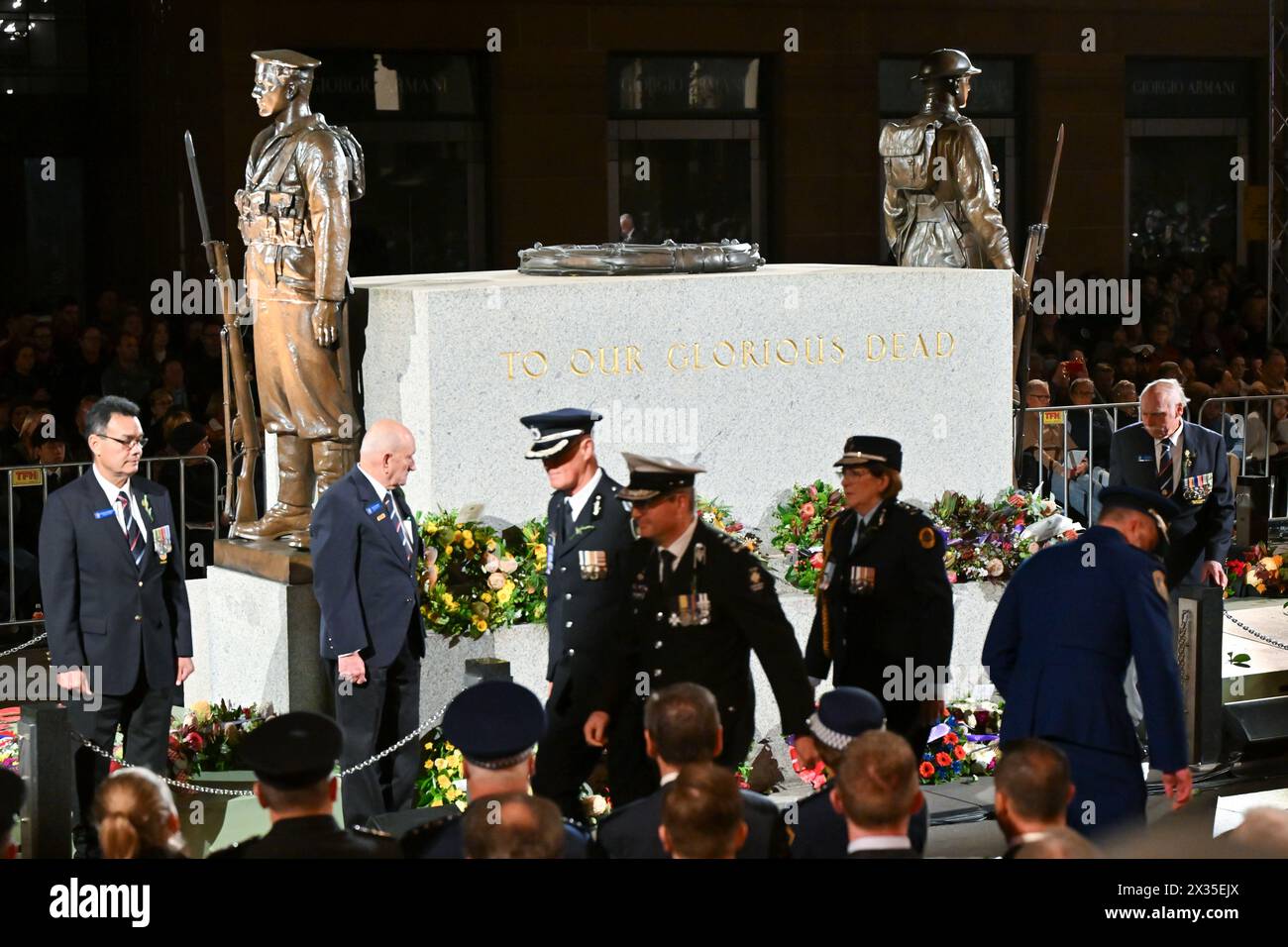 Members of the armed forces and the general public participate in the ...