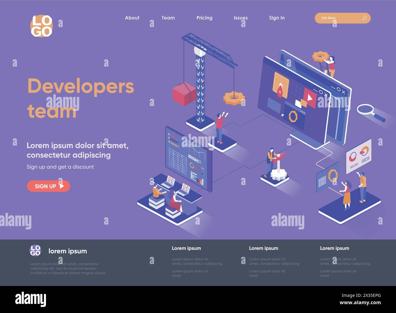 Full stack developer background hi-res stock photography and images - Alamy