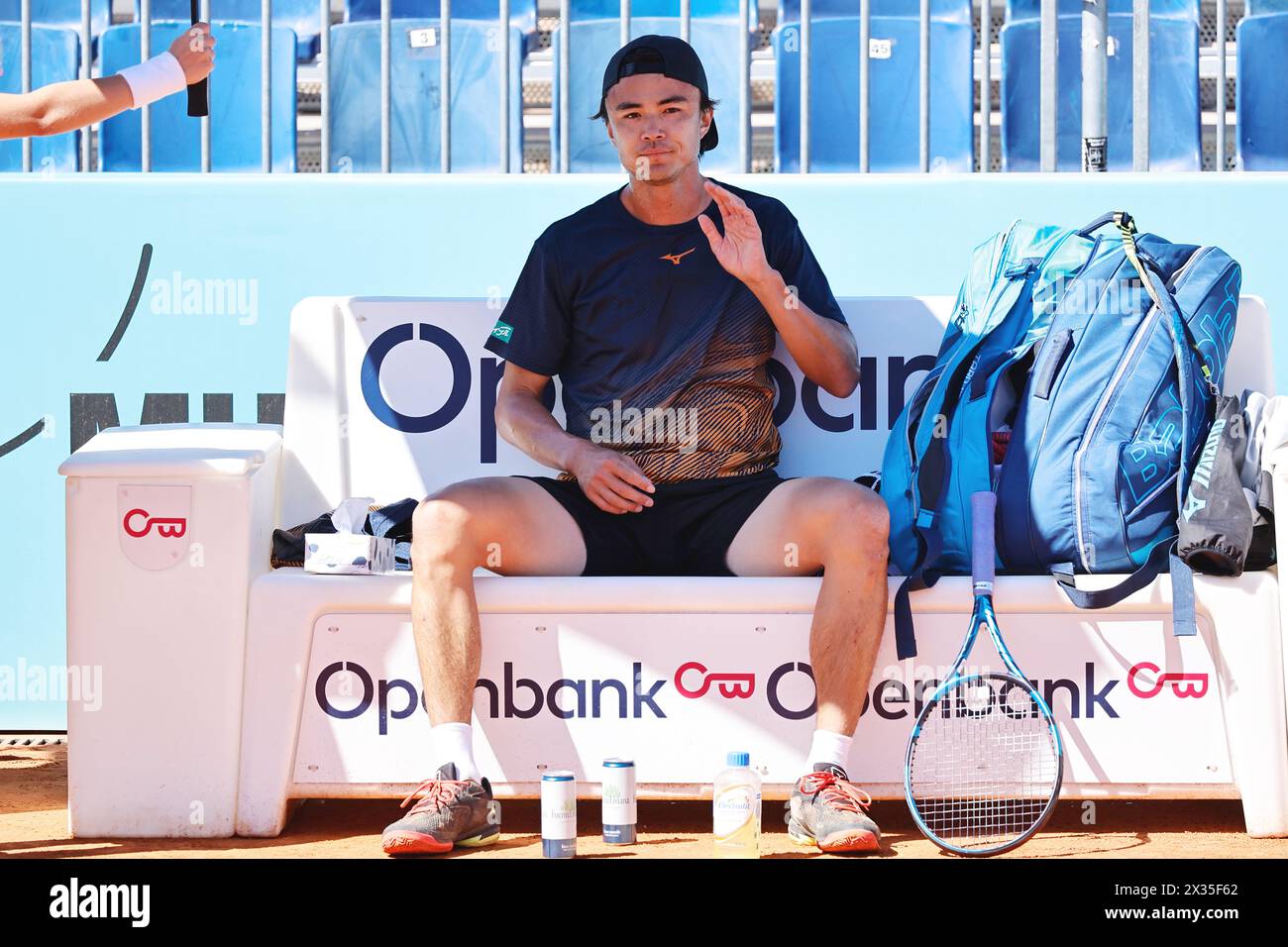 Madrid, Spain. 24th Apr, 2024. Taro Daniel (JPN) Tennis : Taro Daniel ...