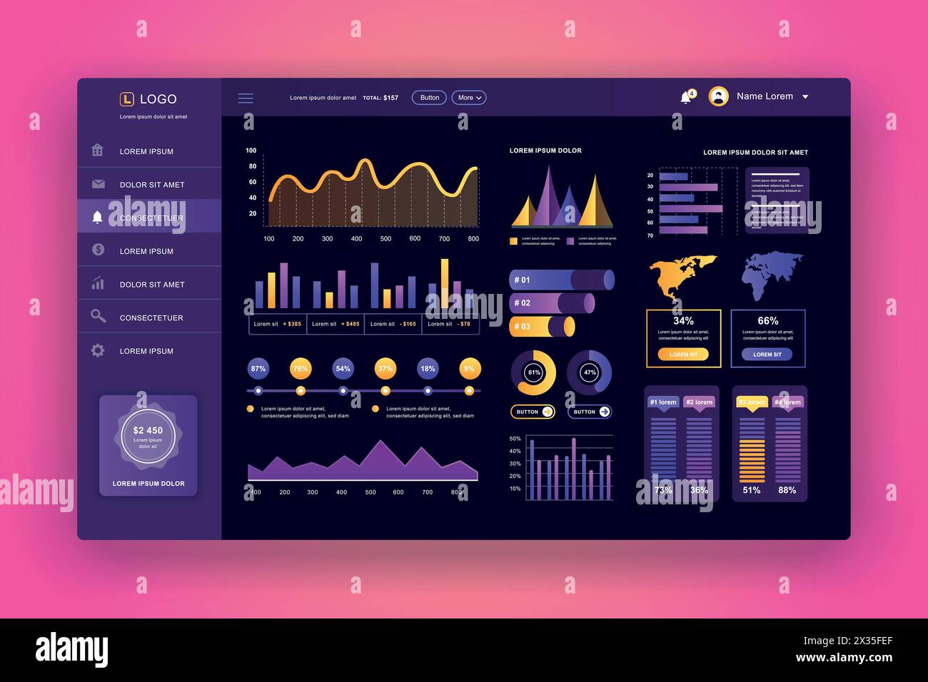 Business administration graphics Stock Vector Images - Alamy