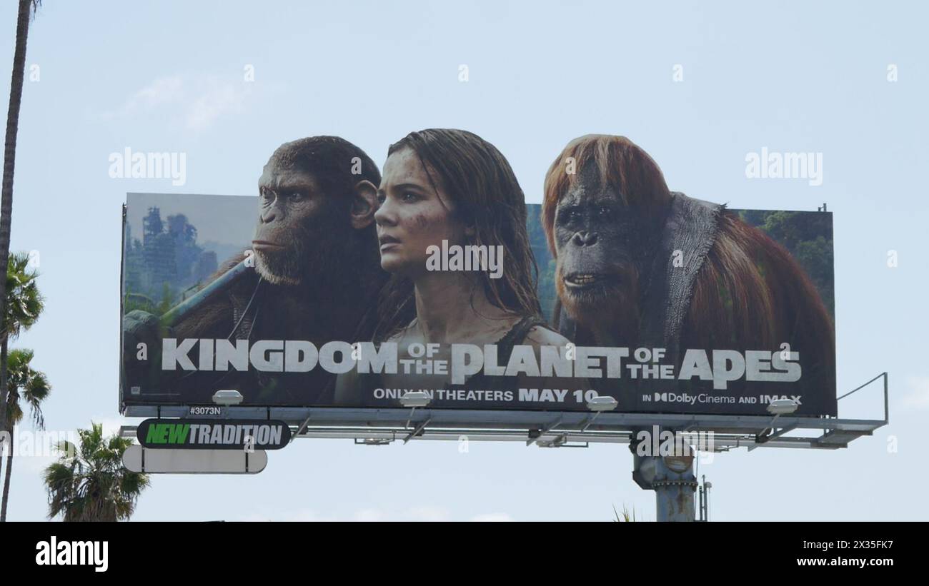 Los Angeles, California, USA 24th April 2024 Kingdom of the Planet of ...