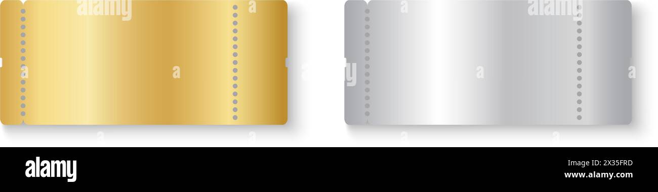 Golden raffle ticket Stock Vector Images - Alamy